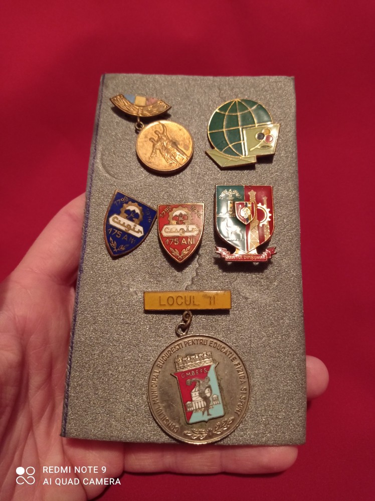 Insigne Pionieri, judete, fabrici Cugir | arhiva Okazii.ro