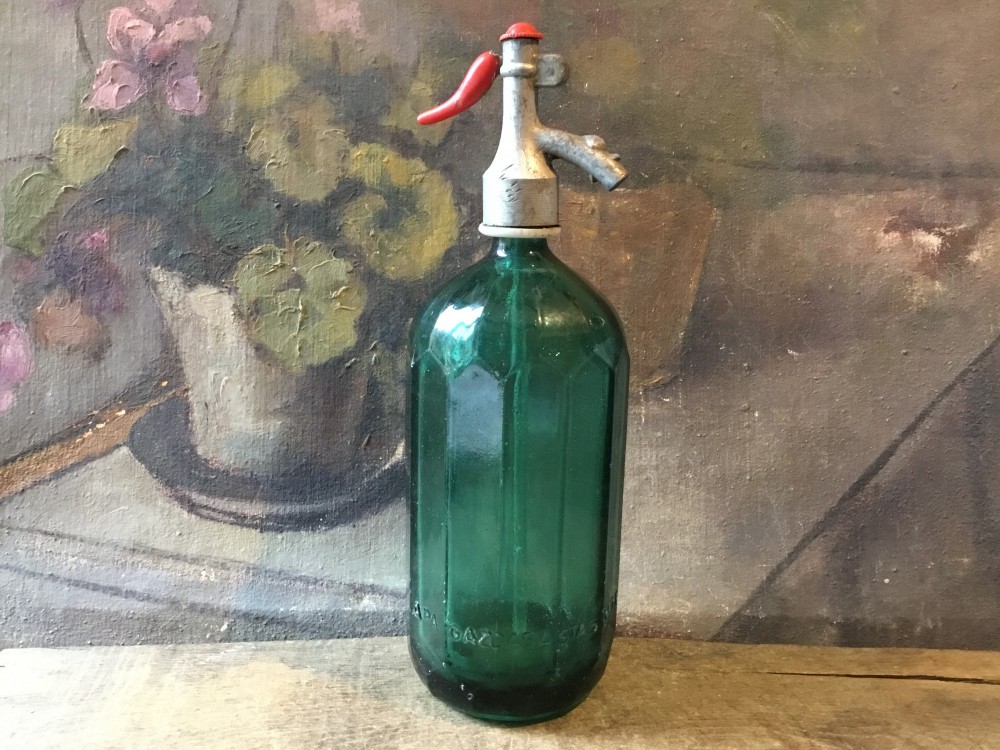 Decor / Design - Sticla de Sifon / Apa Gazoasa anii 50 de 1 l ...