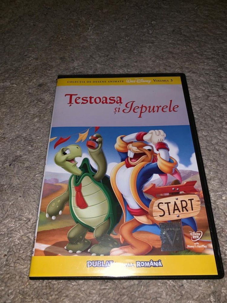DVD Desene animate - Testoasa si iepurele | arhiva Okazii.ro