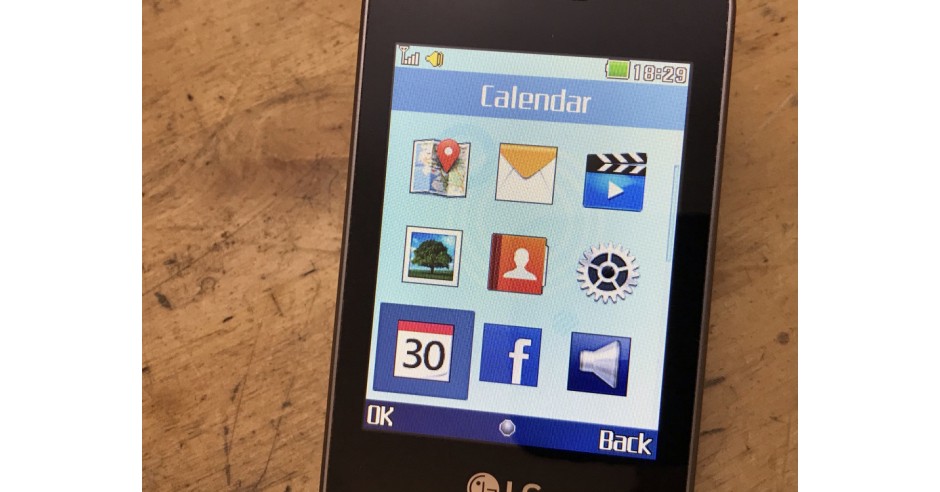 telefon cu clapeta si butoane mari LG G350 | arhiva Okazii.ro