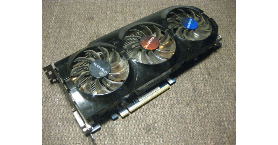 placa video GIGABYTE AMD R9 280 OC DDR5 , 3 GB 256 bit ,DEFECTA ...
