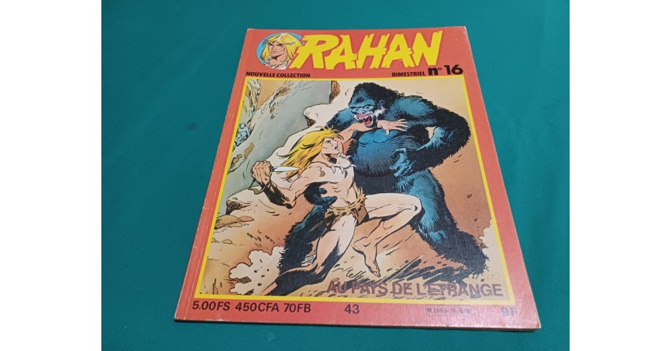 REVISTA RAHAN *NOUVELLE COLLECTION NR. 16 * 1980 *PUBLICAT ÎN ROMÂNIA ...