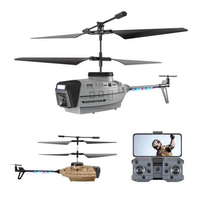 Elicopter Expedition KY202 cu Telecomanda, Giroscop 6 Axe si Camera HD ...