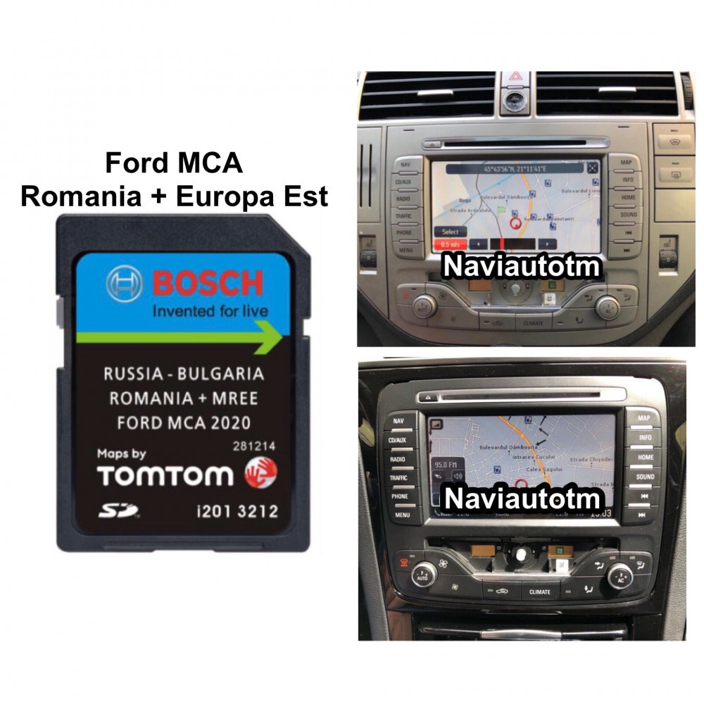 SD Card navigatie Original Ford MCA Mondeo Kuga S max Galaxy Focus 2022 ...