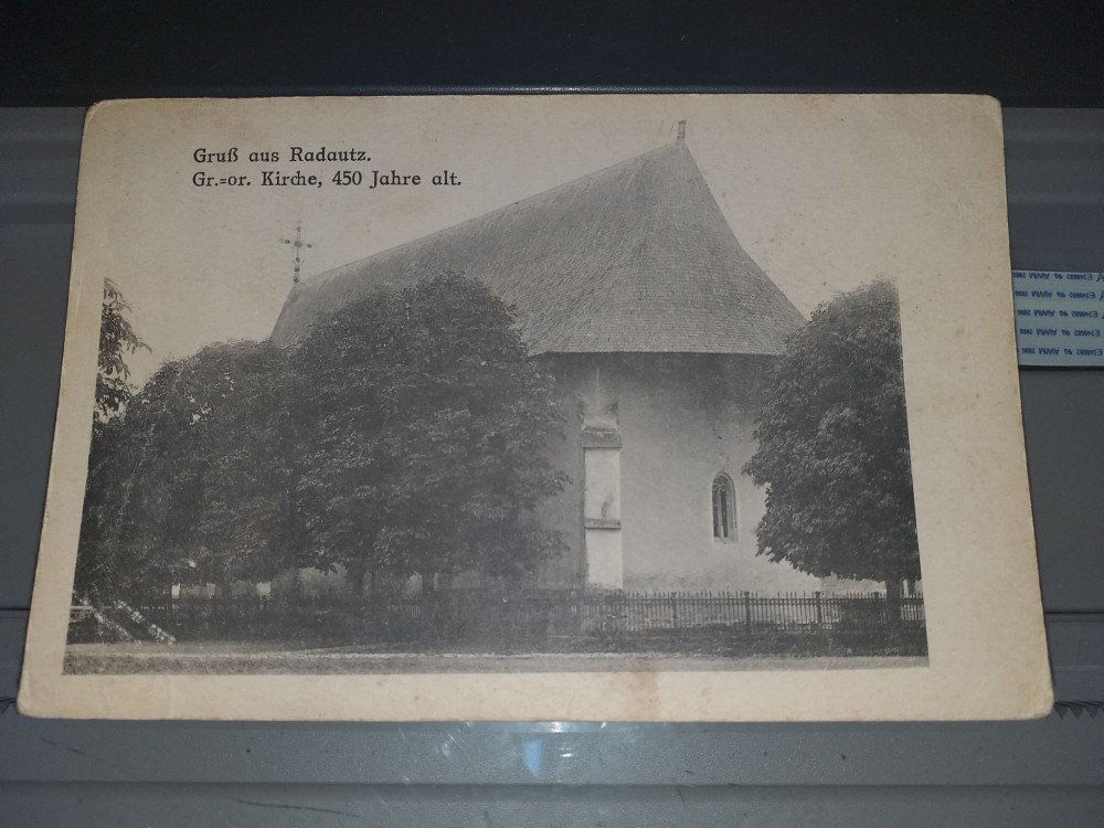 AMS* - ILUSTRATA RADAUTI, RADAUTZ, CIRCULTA 1919, BISERICA ORTODOXA ...