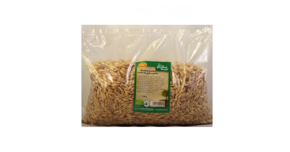 Seminte pentru Iarba de Grau Spelta Bio Paradisul Verde 1kg | arhiva ...