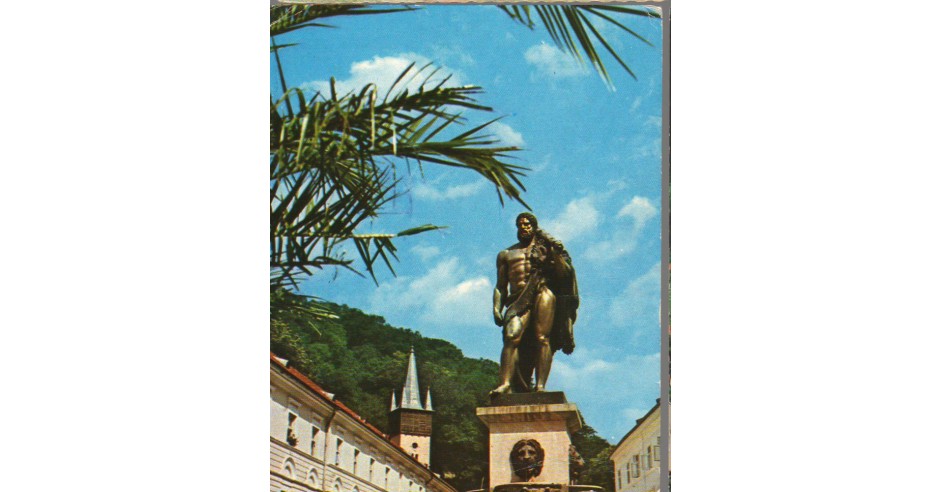 CPIB 15366 - CARTE POSTALA - BAILE HERCULANE. STATUIA LUI HERCULES ...