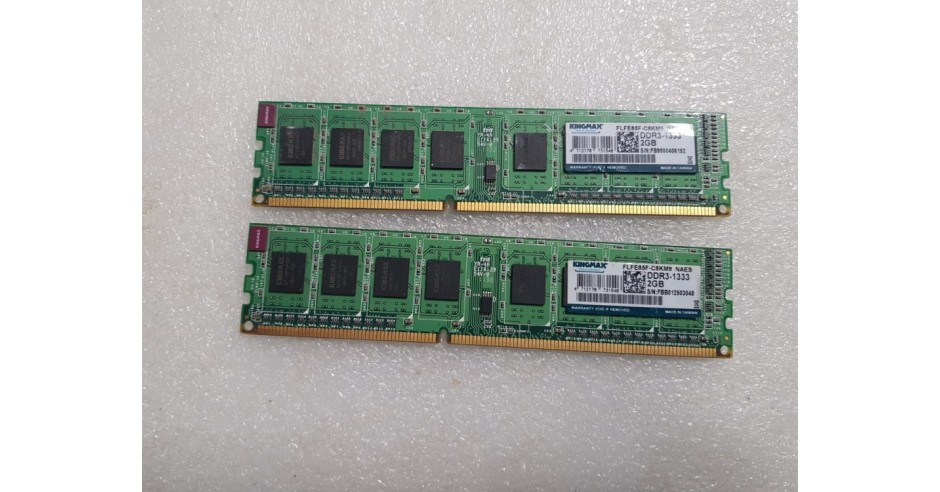 Memorie RAM Kingmax 2GB DDR3 1333MHz FLFE85F-C8KM9 NAES - poze reale ...