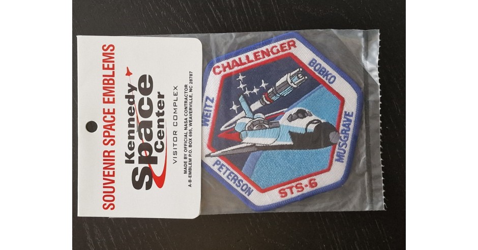 Ecuson / Emblema Textila / Patch Prima Misiune Spatiala Challenger STS-6 | arhiva Okazii.ro
