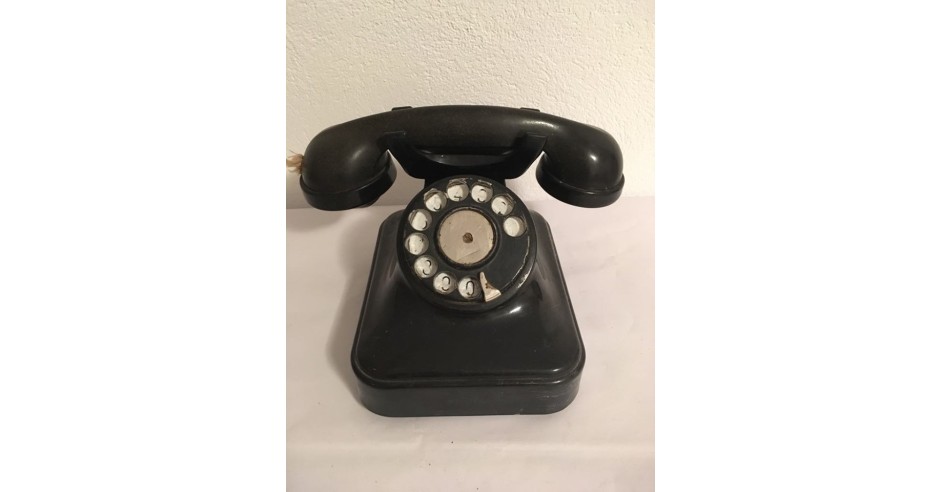 Telefon vechi Electromagnetica Bucuresti 1954, cu disc si receptor ...