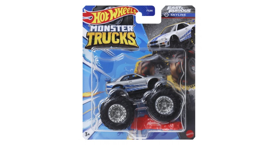 HOT WHEELS MONSTER TRUCK MASINUTA FAST AND FURIOUS SKYLINE SCARA 1:64 SuperHeroes ToysZone ...