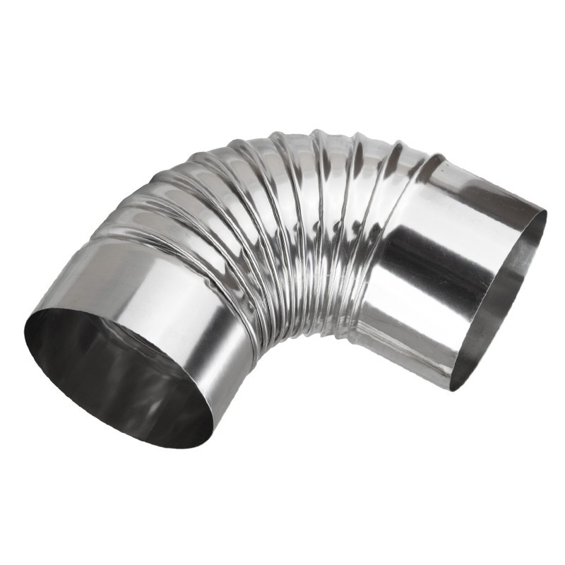 Cot inox, 120mm, pentru soba, semineu | arhiva Okazii.ro