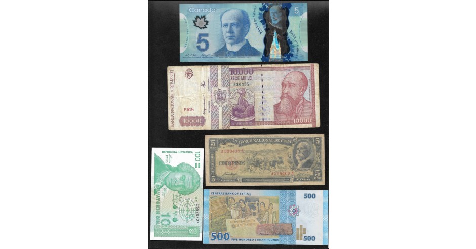 Set #103 15 bancnote de colectie (cele din imagini), America de Nord ...