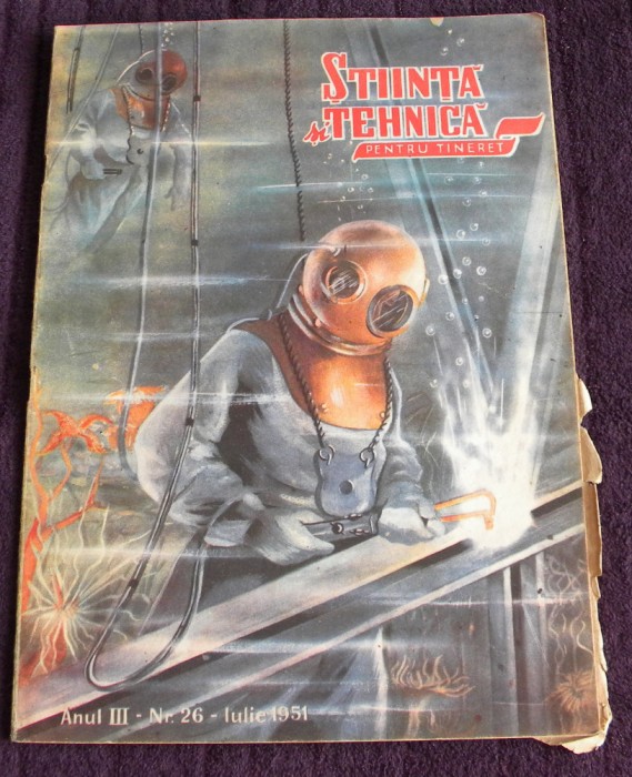 STIINTA SI TEHNICA Nr 26 / 1951 proletcultism, ilustratii grafica ...