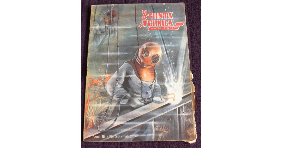 STIINTA SI TEHNICA Nr 26 / 1951 proletcultism, ilustratii grafica ...