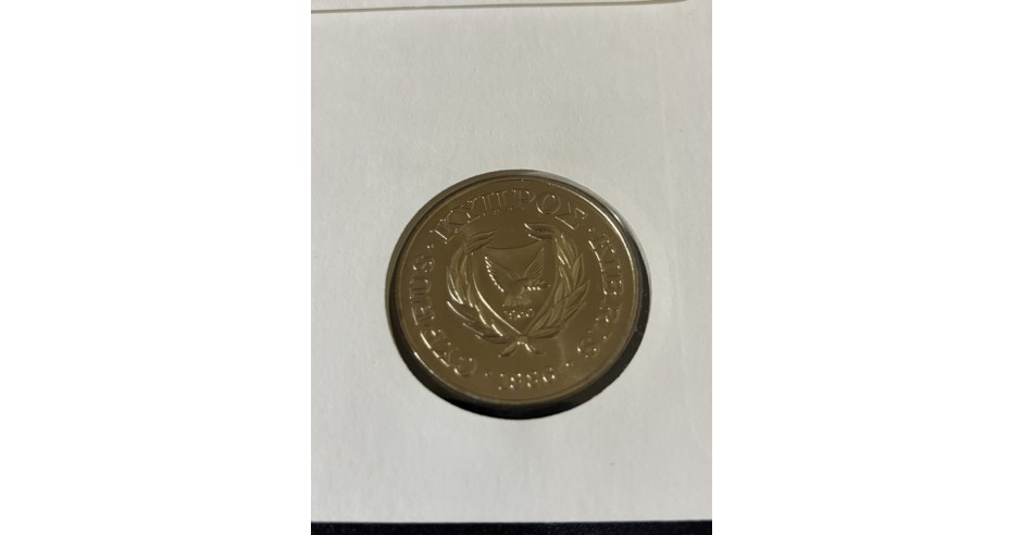 Cipru 1986 ? 1 Pound ? 25 de ani WWF ? Muflon, Numisbrief moneda ...