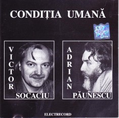 CD Folk: Victor Socaciu si Adrian Paunescu - Conditia umana ( original ...