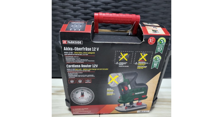 Freza superioara parkside pe acumulator 12v | arhiva Okazii.ro