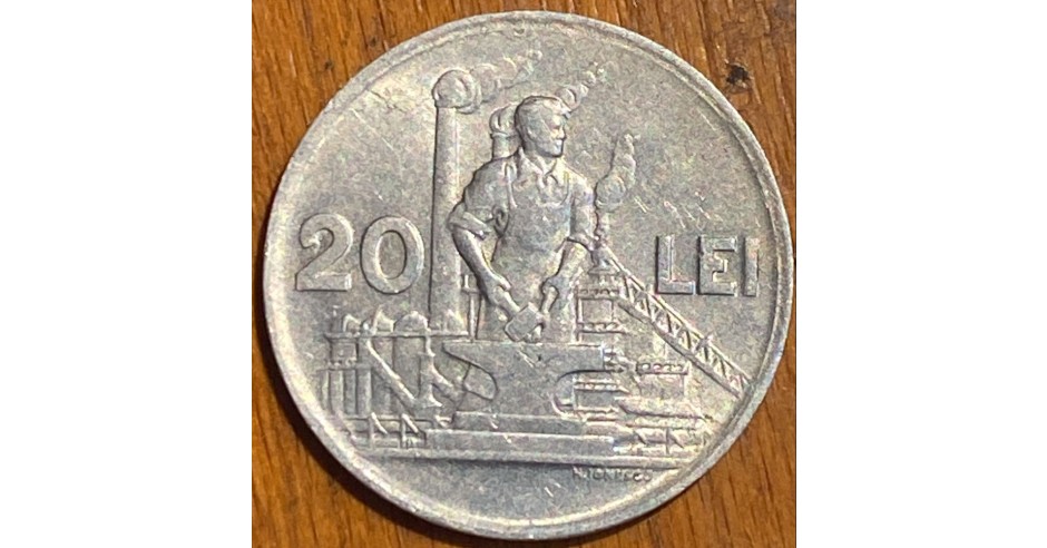 ROMANIA 20 LEI 1951 MONEDA ALUMINIU/ STARE BUNA, POZE | Okazii.ro