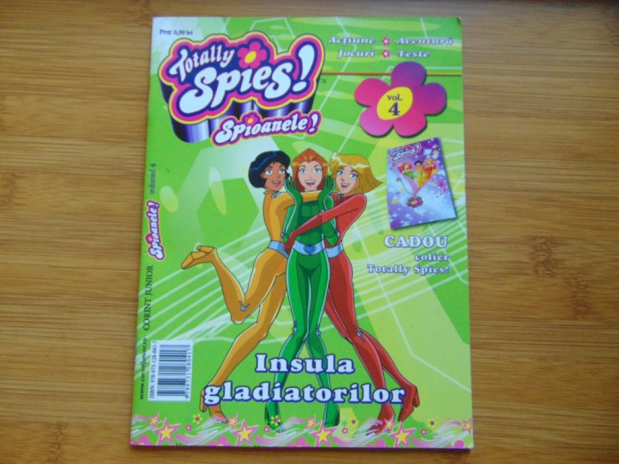 Revista Totally Spies!-Spioanele -Insula Gladiatorilor vol.4 anul 2007 ...