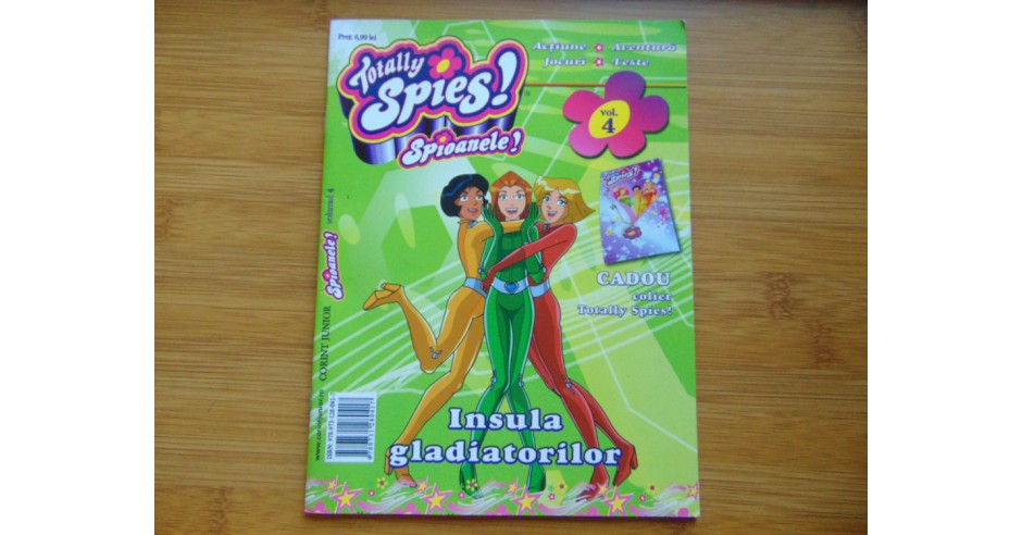 Revista Totally Spies!-Spioanele -Insula Gladiatorilor vol.4 anul 2007 ...