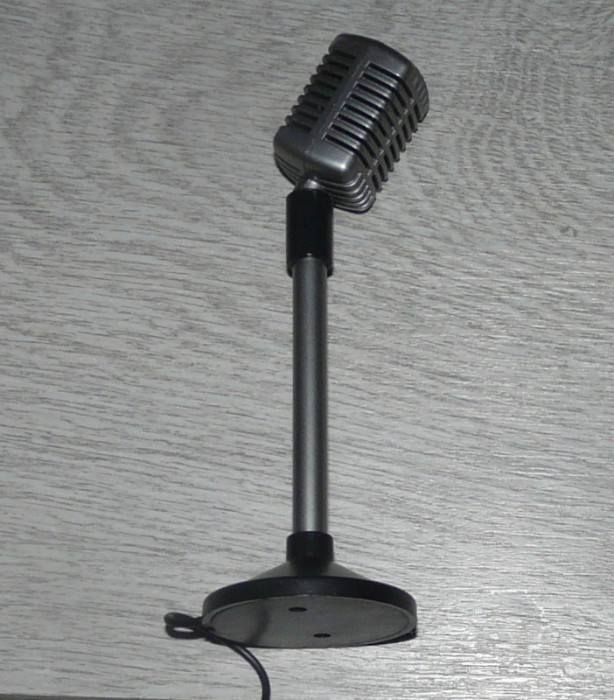 Difuzor,boxa mica sub forma de microfon vintage,pt telefon s.a. | Okazii.ro