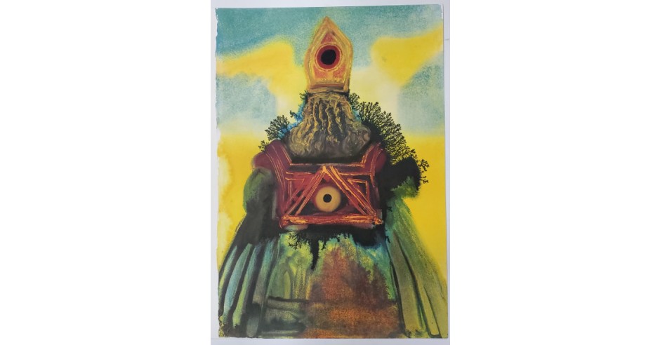 Salvador Dali( 1904-1989) - Chivotul Legamantului, Biblia Sacra, 1967 ...