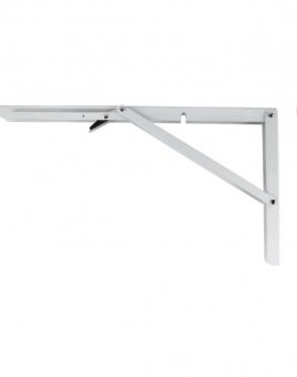 Consola metalica rabatabila alba ,dimensiune 300 x 155 mm | Okazii.ro