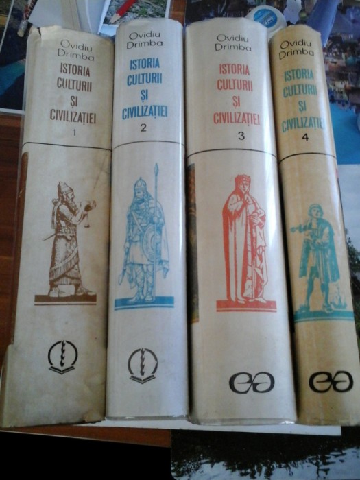 ISTORIA CULTURII SI CIVILIZATIEI ( 4 VOL ) - OVIDIU DRIMBA | Okazii.ro