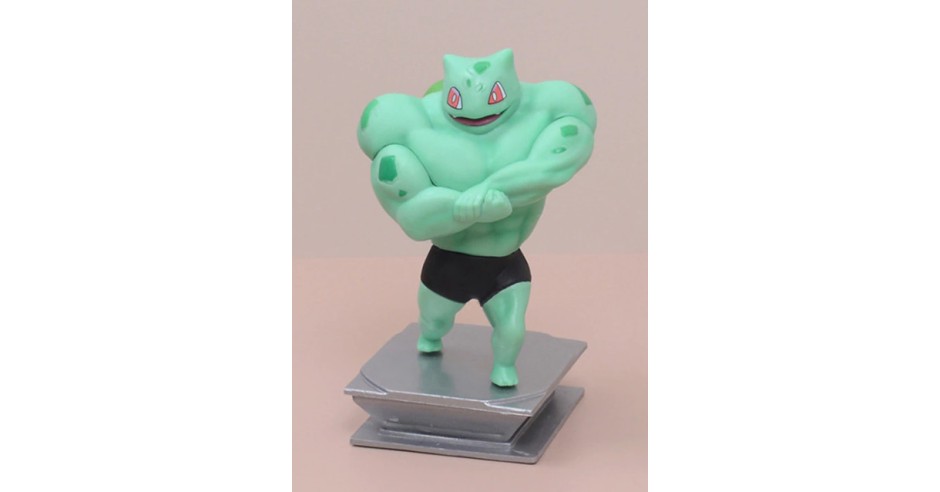 Figurina Bulbasaur Bodybuilding Muscle Pokemon 15 cm anime | Okazii.ro