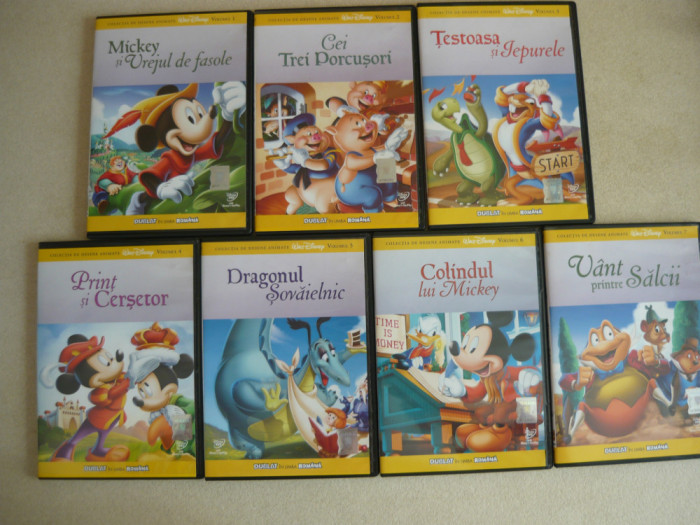 COLECTIA DE DESENE ANIMATE WALT DISNEY - 7 DVD-uri - (libertatea ...