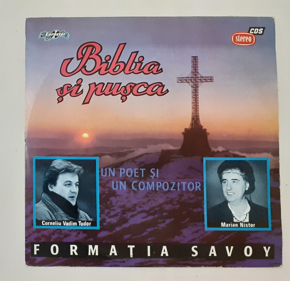 Formatia Savoy Corneliu Vadim Tudor - Biblia Si Pusca - Disc Vinyl ...