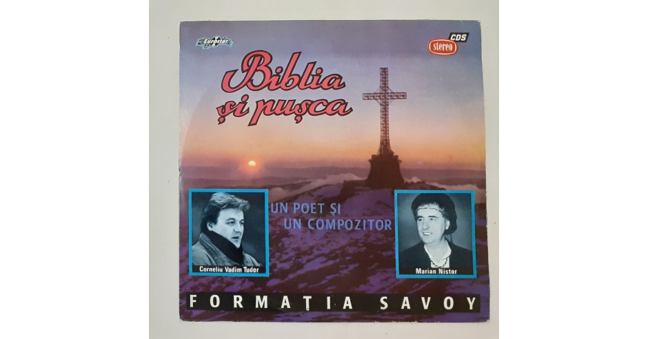 Formatia Savoy Corneliu Vadim Tudor - Biblia Si Pusca - Disc Vinyl ...