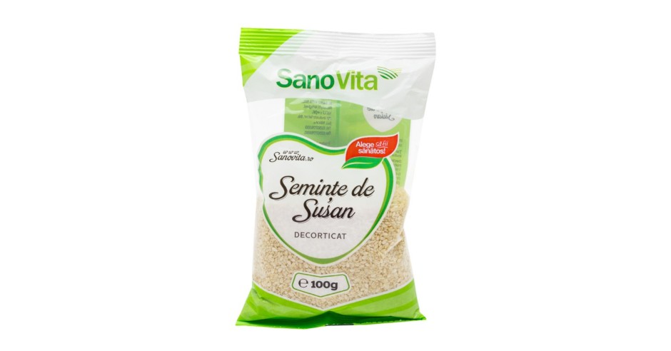 Seminte de Susan Decorticat Sano Vita, 100g, Seminte Sanatoase, Seminte ...