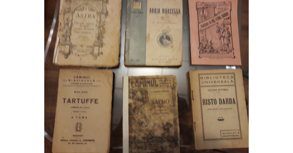 Lot 8 de carti diverse colectii vechi in diverse stari | arhiva Okazii.ro