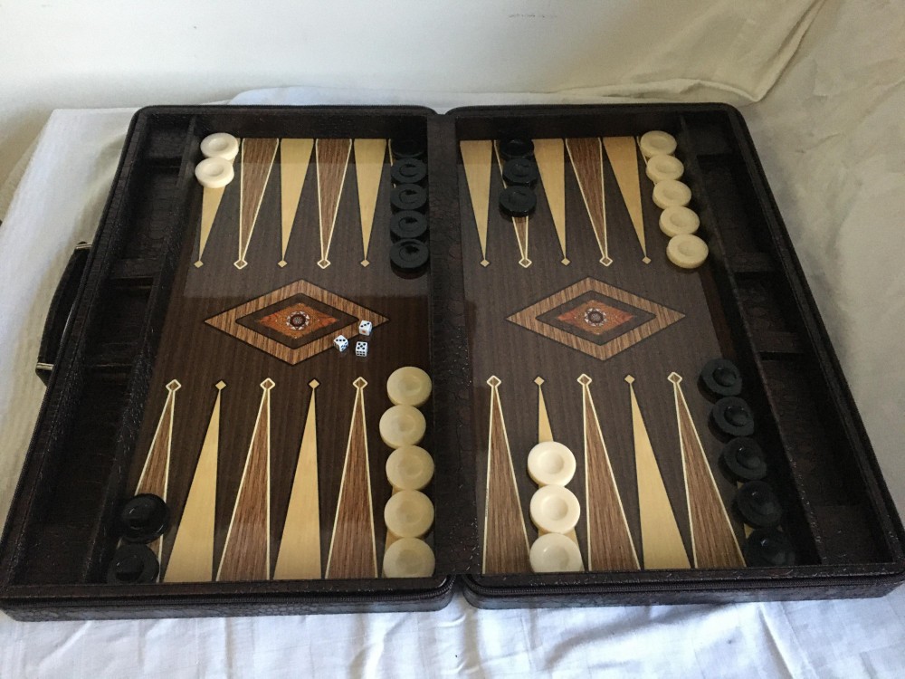 Joc Table (joc de Table) LUX ? in servieta piele. SIGILAT! | arhiva ...