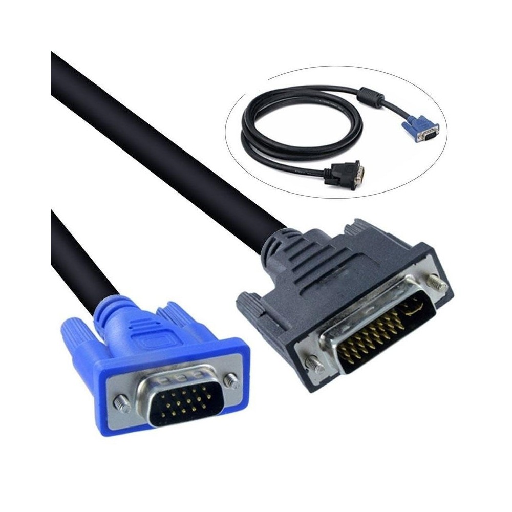Cablu Video DVI 24+5 la VGA / 3m | arhiva Okazii.ro