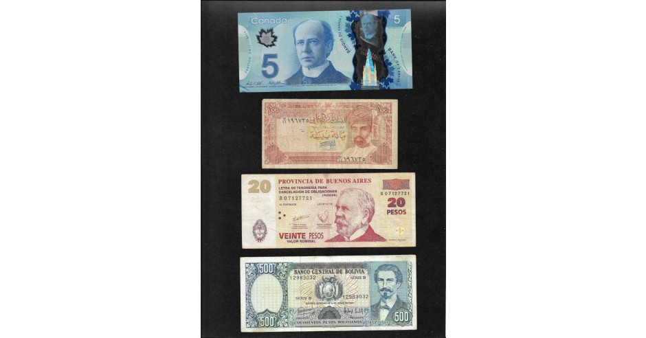 Set #109 15 bancnote de colectie (cele din imagini), America de Nord ...