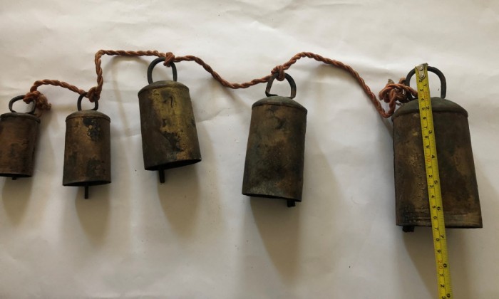 Set decorativ 5 buc. Talanga / clopot vechi mar.XXL, Clopote | Okazii.ro