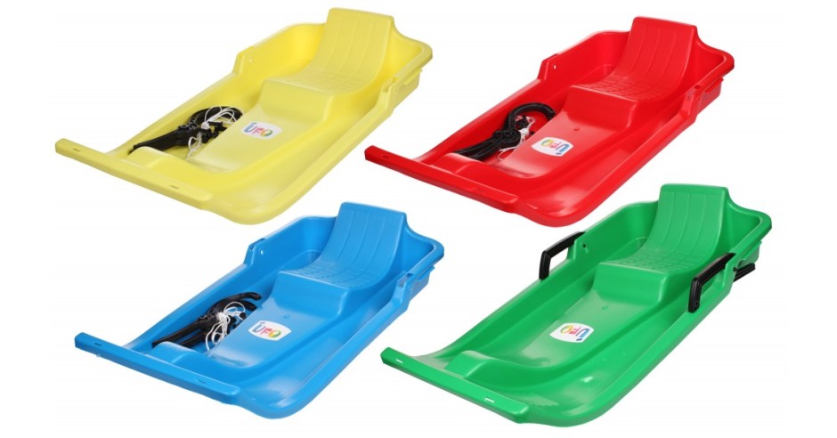 Bob plastic zapada UFO Sanie plastic cu frane verde | arhiva Okazii.ro