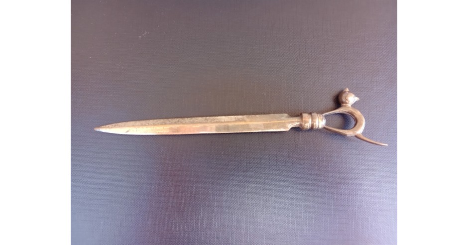 Instrument vechi din bronz de deschis scrisori | arhiva Okazii.ro