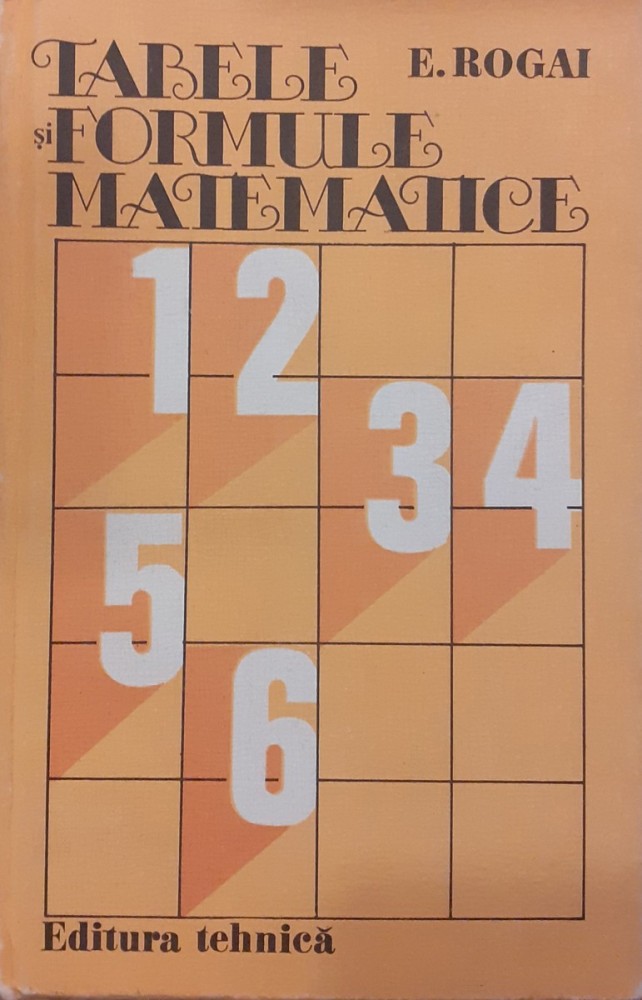 Tabele si formule matematice | arhiva Okazii.ro