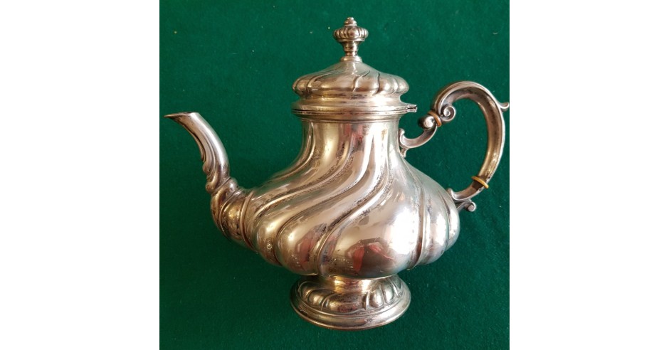 CEAINIC DE ARGINT - stil BIEDERMEIER - GERMANIA anii 1800 | arhiva ...