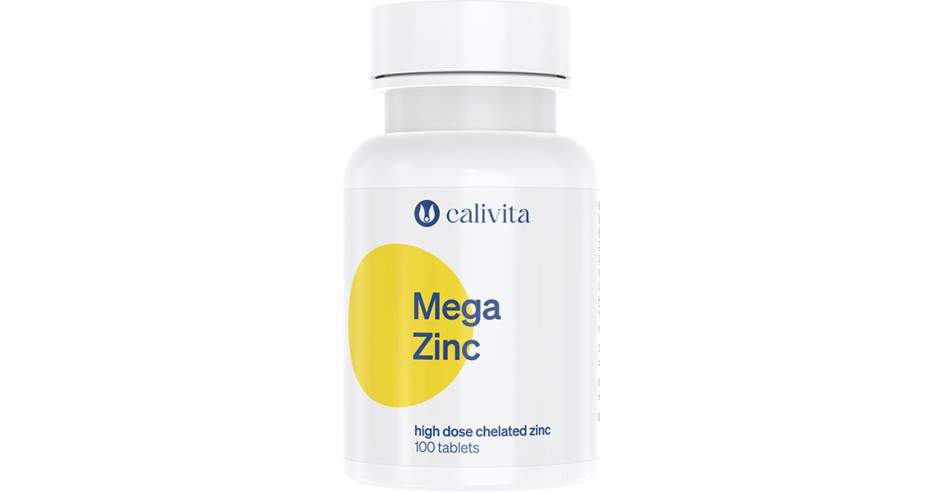 Complex Mega Zinc Megadoză de Zinc Organic (100 tablete) - Calivita ...