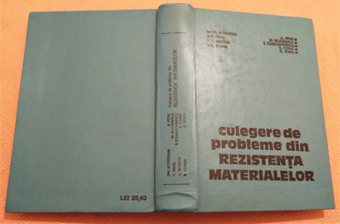 Culegere de probleme din rezistenta materialelor. Editie 1979 - Gh. Buzdugan, Didactica si ...