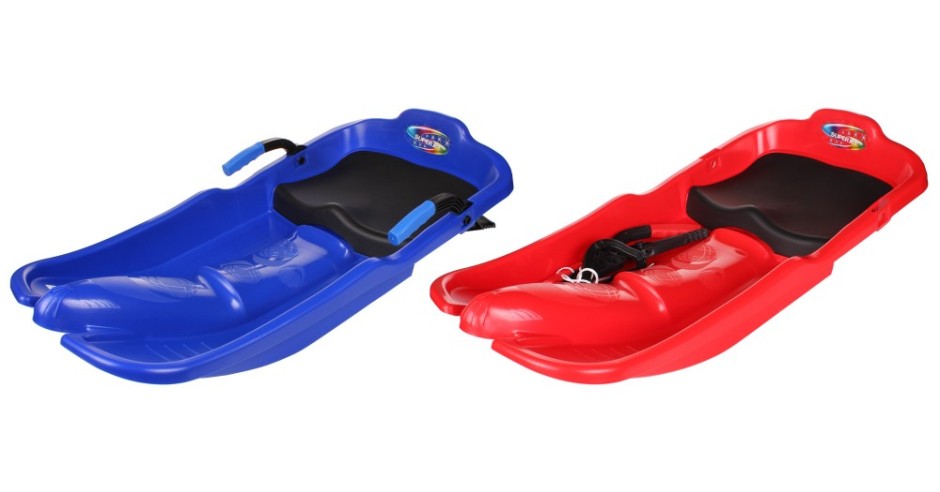 Bob plastic zapada SuperJet Cu scaun incorporat si frane albastru ...