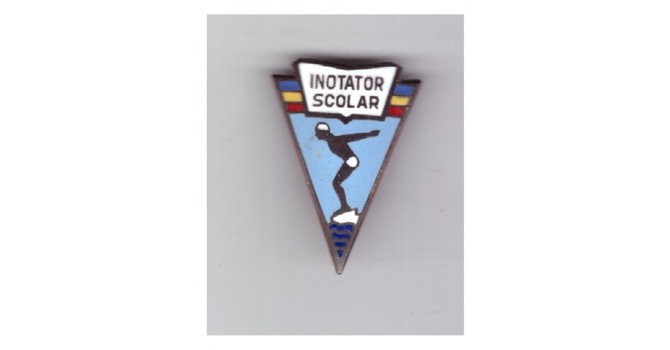 Insigna Inotator scolar RPR/RSR, Romania de la 1950 | Okazii.ro