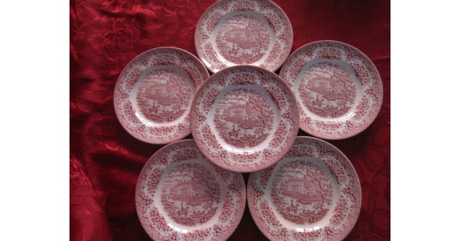 SET FARFURII DESERT PORTELAN ENGLEZESC IRONSTONE ENGLAND 19.5 CM ...