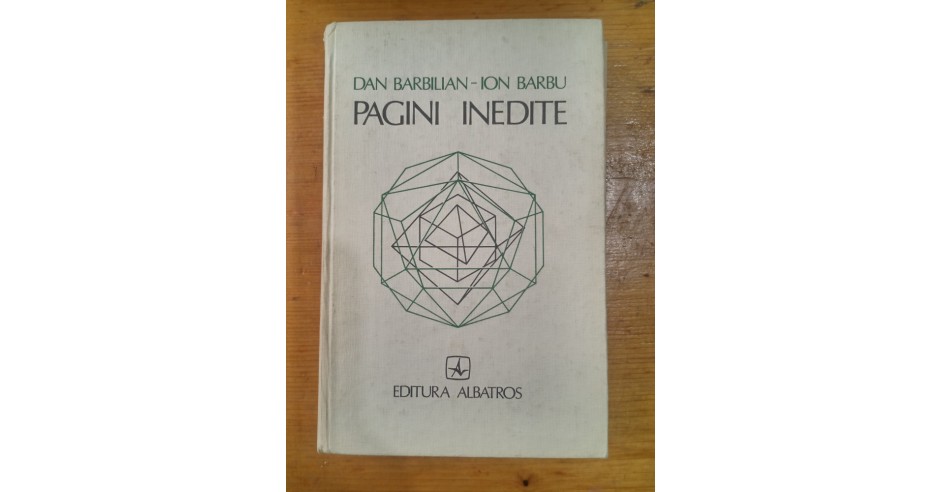 Pagini inedite probleme de matematici elementare-Dan Barbilian-Ion ...