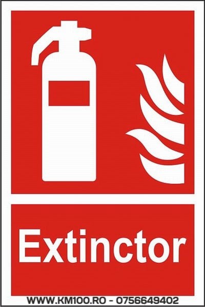 Indicator Stingator.Extinctor(1) - Semn Protectia Muncii | arhiva Okazii.ro